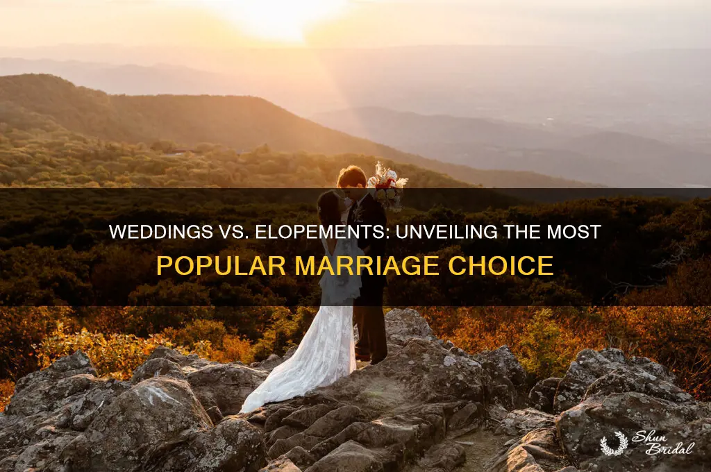 Weddings Vs. Elopements: Unveiling The Most Popular Marriage Choice ...
