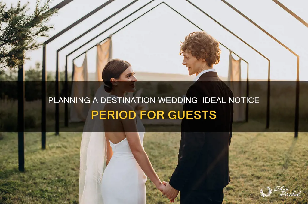 Planning A Destination Wedding: Ideal Notice Period For Guests | ShunBridal