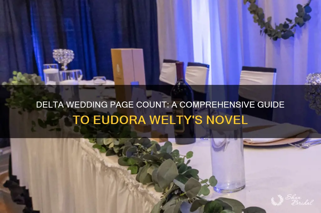 Delta Wedding Page Count: A Comprehensive Guide To Eudora Welty's Novel ...
