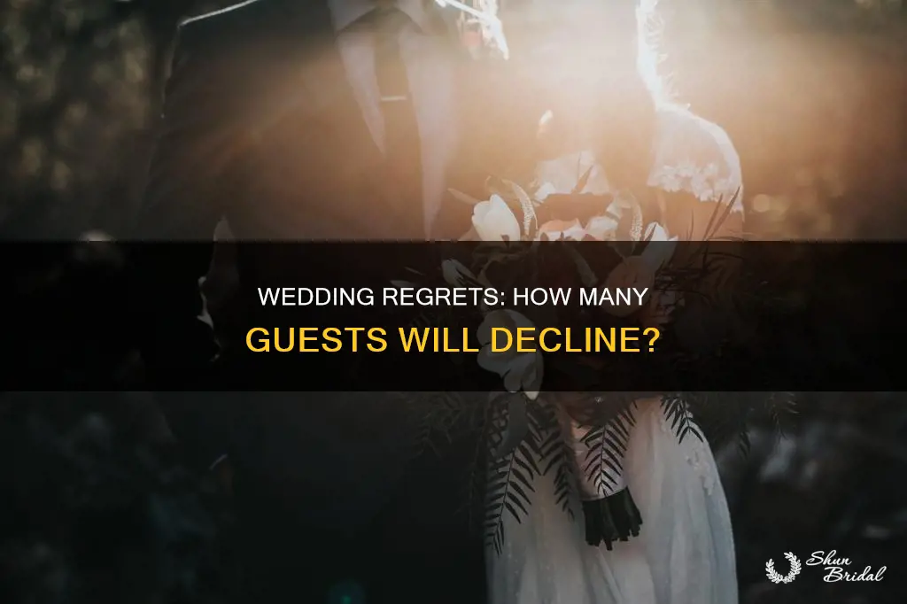 Wedding Regrets: How Many Guests Will Decline? | ShunBridal