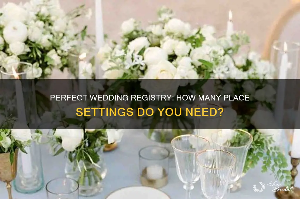 Perfect Wedding Registry: How Many Place Settings Do You Need? | ShunBridal
