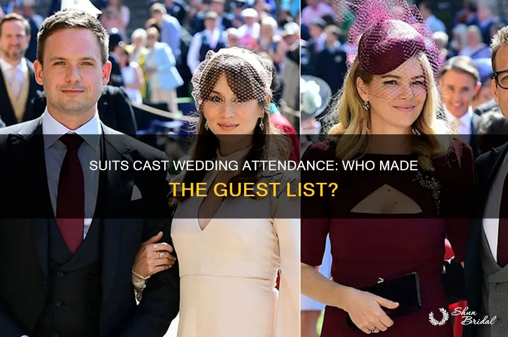 Suits Cast Wedding Attendance: Who Made The Guest List? | ShunBridal