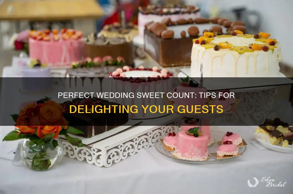 Perfect Wedding Sweet Count: Tips For Delighting Your Guests | ShunBridal