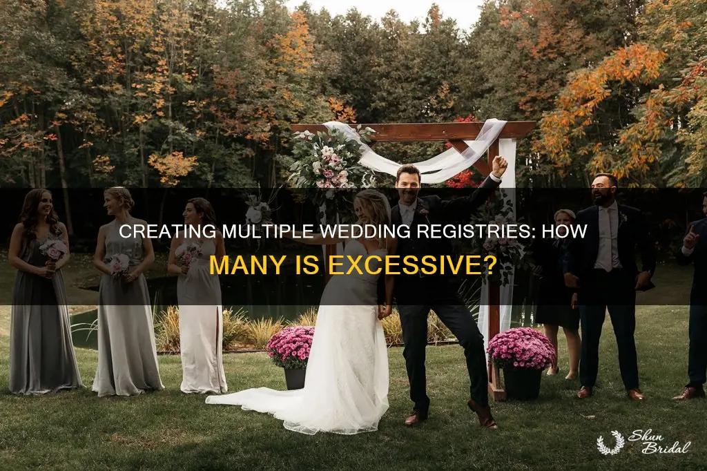 Creating Multiple Wedding Registries: How Many Is Excessive? | ShunBridal