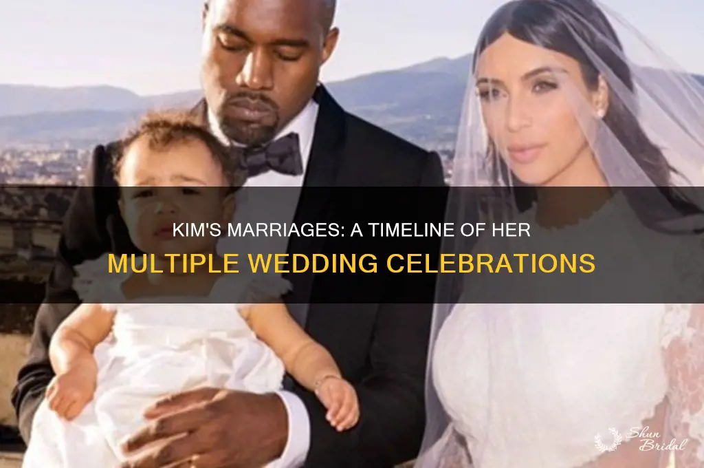 Kim's Marriages: A Timeline Of Her Multiple Wedding Celebrations ...