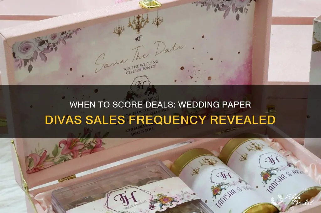 When To Score Deals: Wedding Paper Divas Sales Frequency Revealed ...