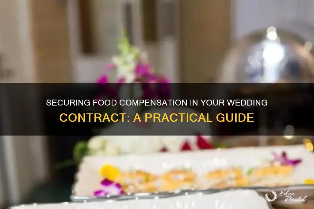 Securing Food Compensation In Your Wedding Contract: A Practical Guide ...
