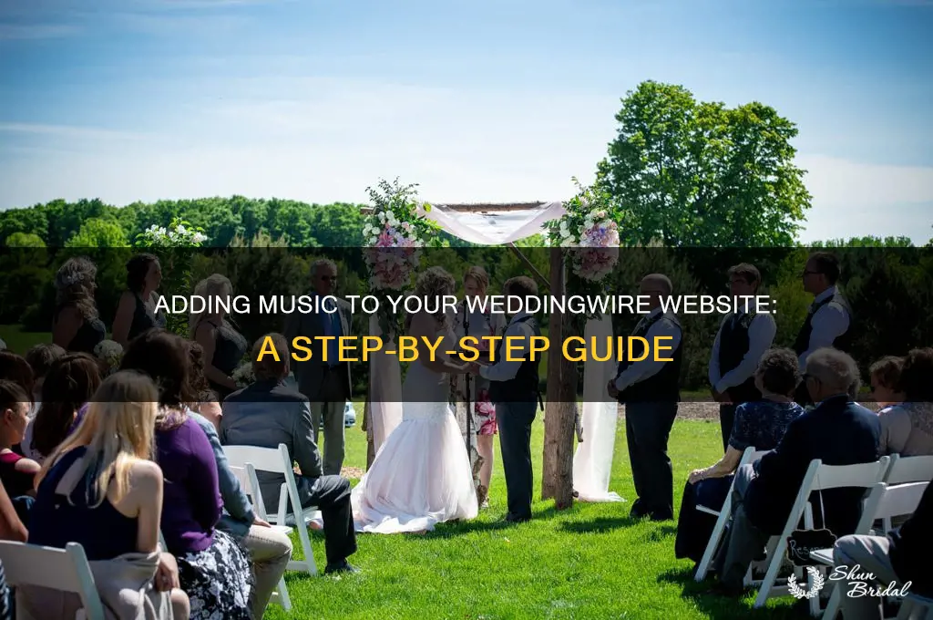 Adding Music To Your Weddingwire Website: A Step-By-Step Guide | ShunBridal