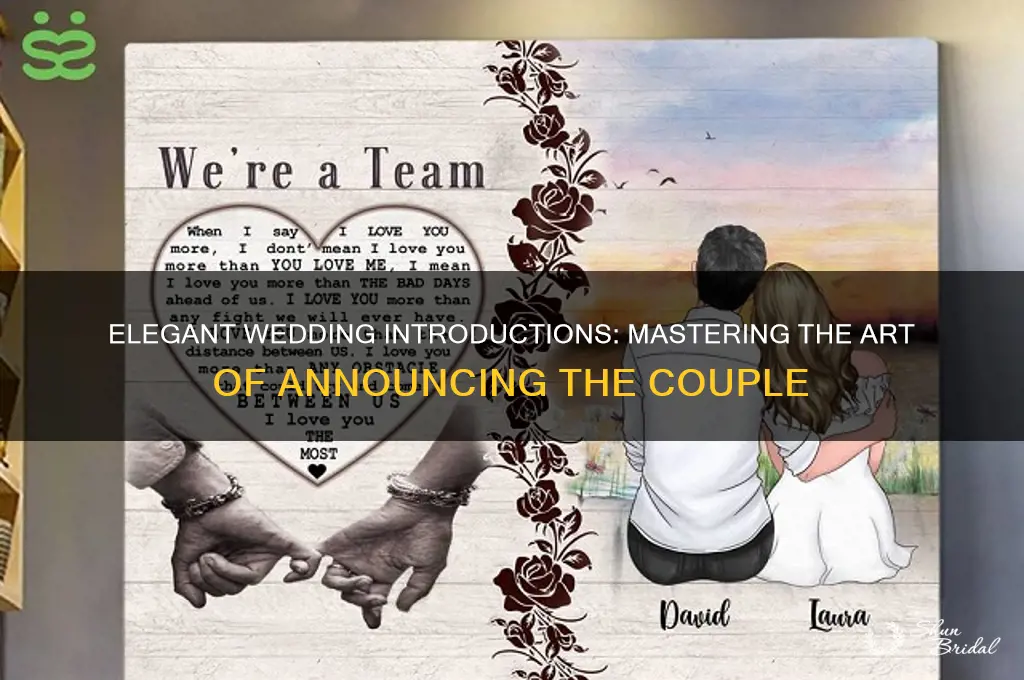 Elegant Wedding Introductions: Mastering The Art Of Announcing The ...