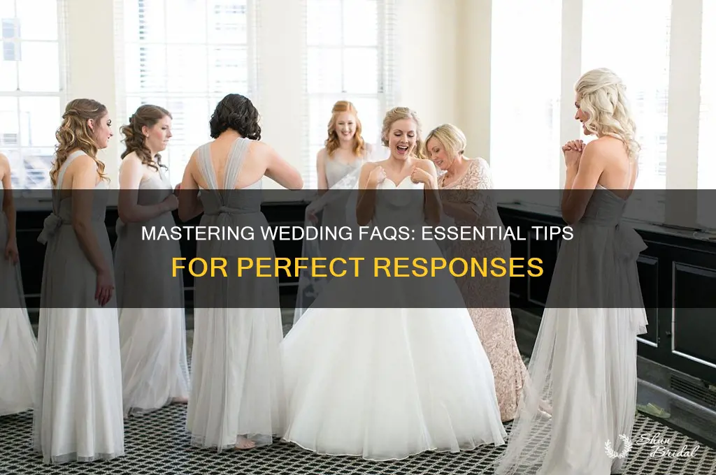 Mastering Wedding Faqs: Essential Tips For Perfect Responses | ShunBridal
