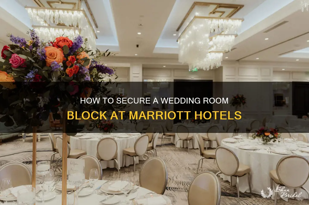 How To Secure A Wedding Room Block At Marriott Hotels | ShunBridal