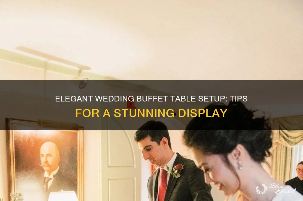 Elegant Wedding Buffet Table Setup: Tips For A Stunning Display ...