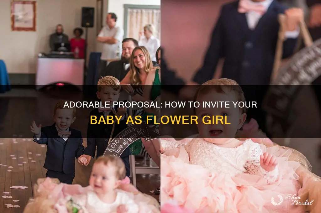 Adorable Proposal: How To Invite Your Baby As Flower Girl | ShunBridal