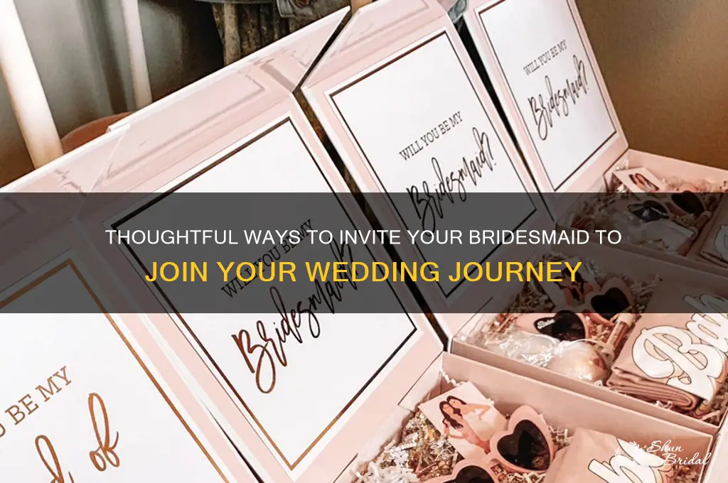 Thoughtful Ways To Invite Your Bridesmaid To Join Your Wedding Journey ...
