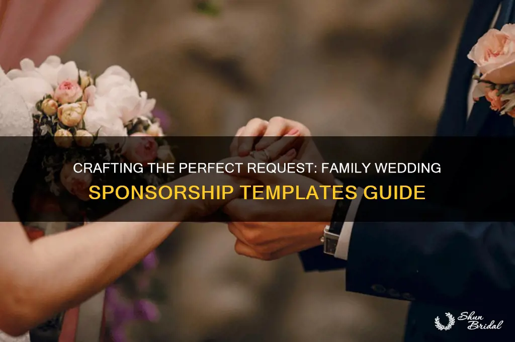 Crafting The Perfect Request: Family Wedding Sponsorship Templates ...