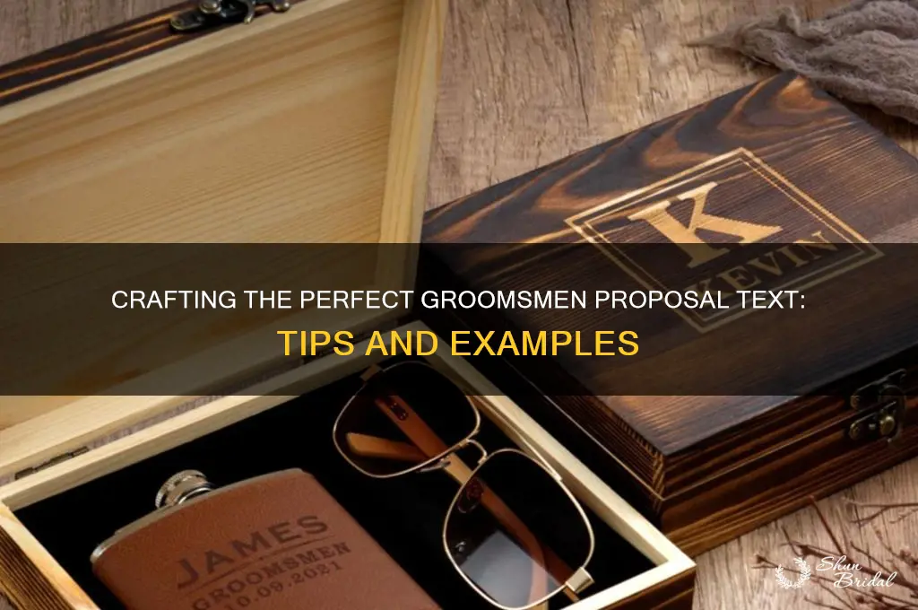 Crafting The Perfect Groomsmen Proposal Text: Tips And Examples ...
