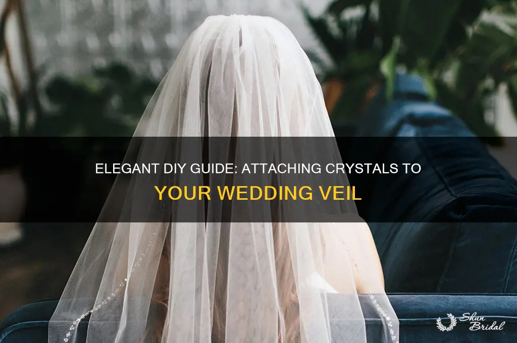Elegant Diy Guide: Attaching Crystals To Your Wedding Veil | ShunBridal