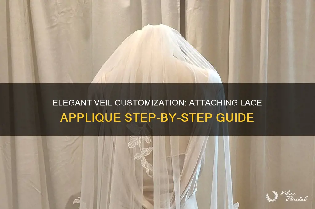 Elegant Veil Customization: Attaching Lace Applique Step-By-Step Guide ...