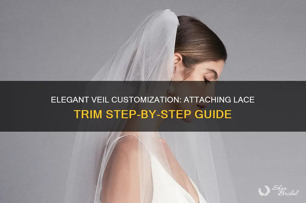 Elegant Veil Customization: Attaching Lace Trim Step-By-Step Guide ...