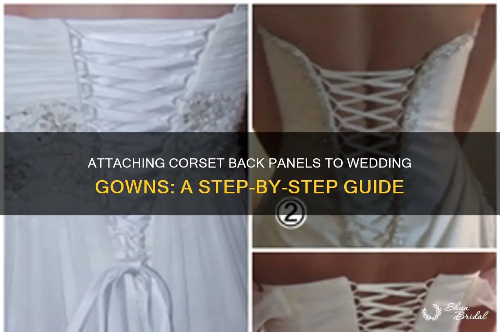 Attaching Corset Back Panels To Wedding Gowns: A Step-By-Step Guide ...