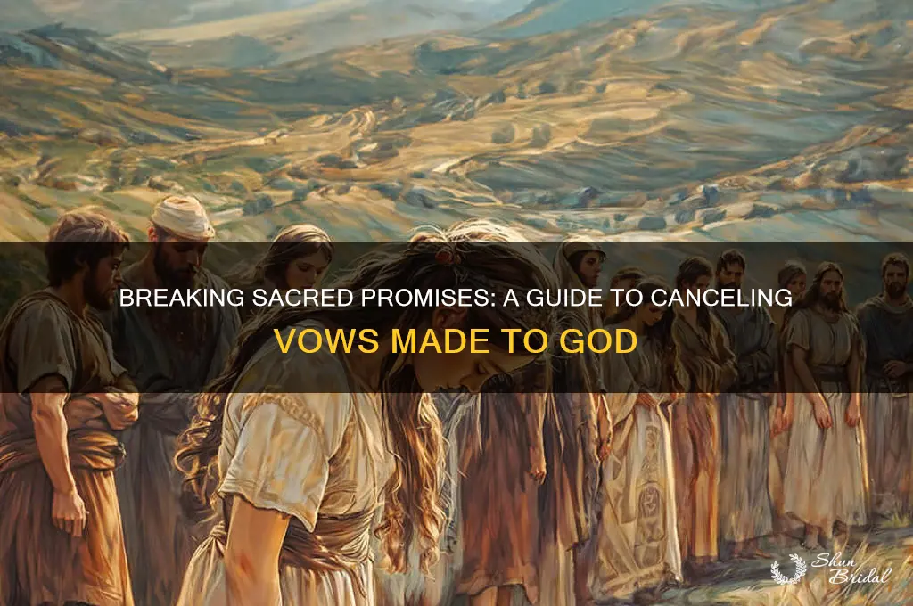 Breaking Sacred Promises: A Guide To Canceling Vows Made To God ...