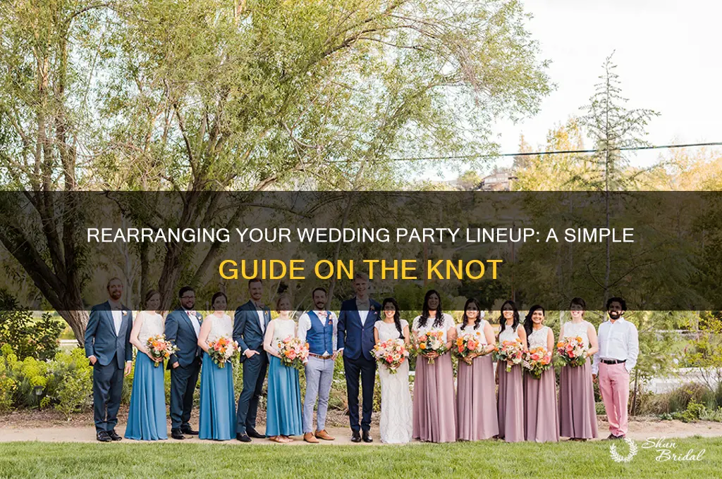 Rearranging Your Wedding Party Lineup: A Simple Guide On The Knot ...