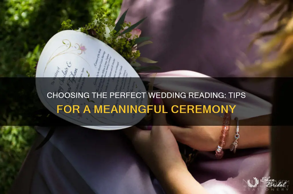 Choosing The Perfect Wedding Reading: Tips For A Meaningful Ceremony ...