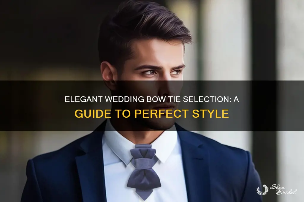 Elegant Wedding Bow Tie Selection: A Guide To Perfect Style | ShunBridal
