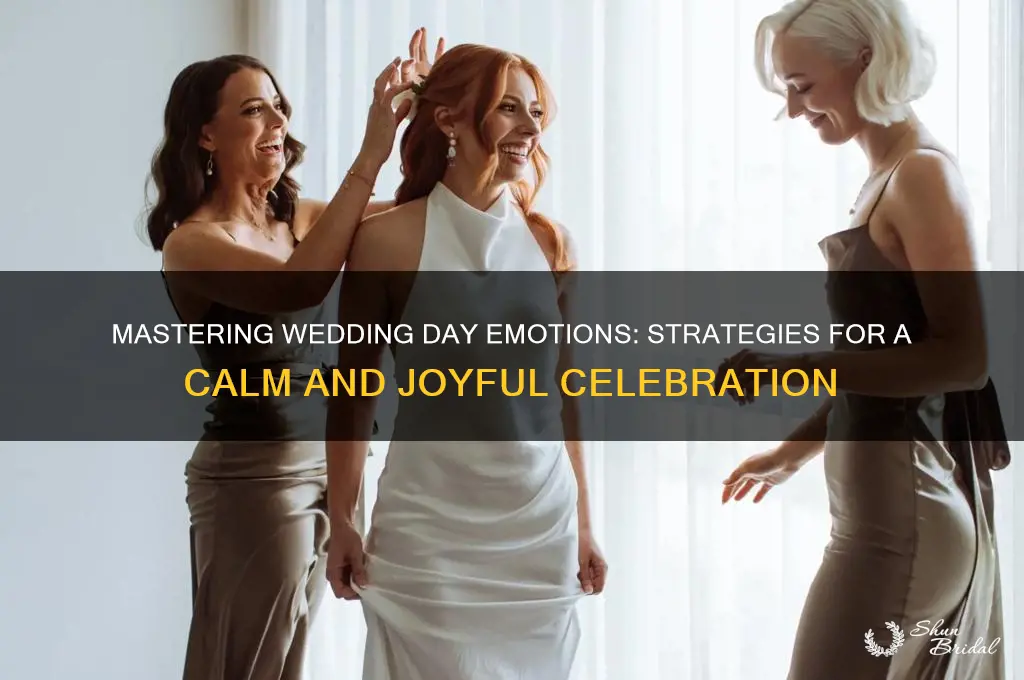 Mastering Wedding Day Emotions: Strategies For A Calm And Joyful ...