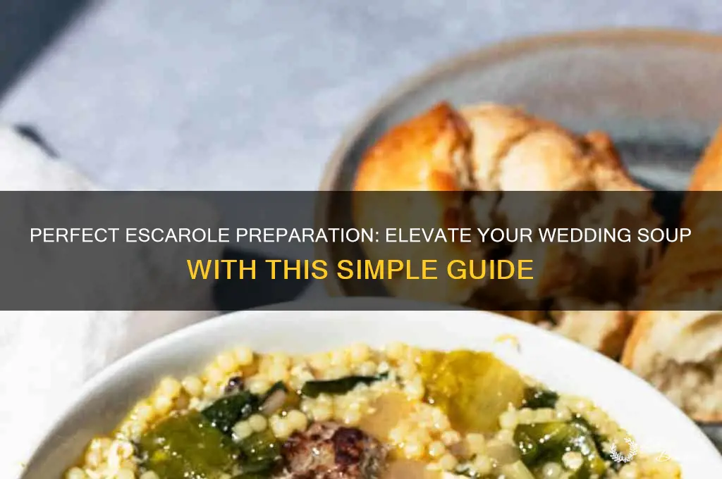 Perfect Escarole Preparation: Elevate Your Wedding Soup With This ...
