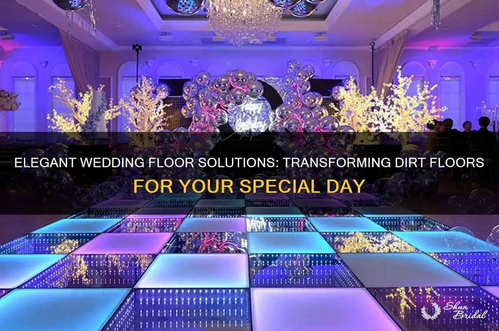 Elegant Wedding Floor Solutions: Transforming Dirt Floors For Your ...