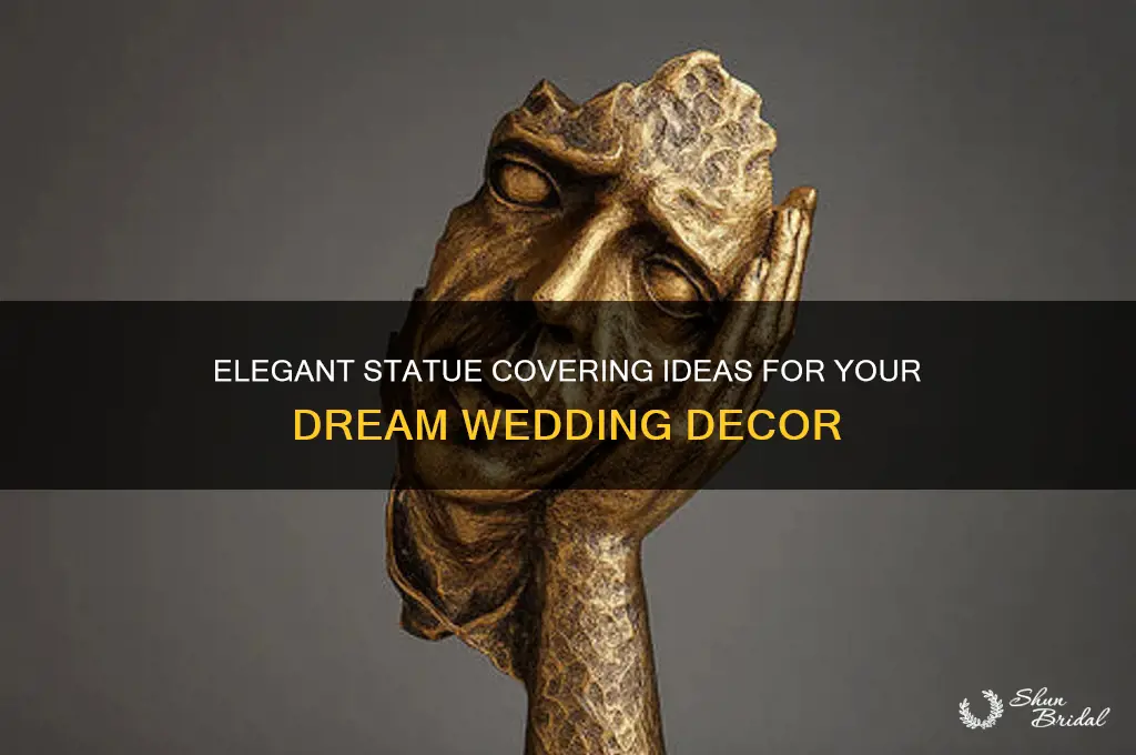 Elegant Statue Covering Ideas For Your Dream Wedding Decor | ShunBridal