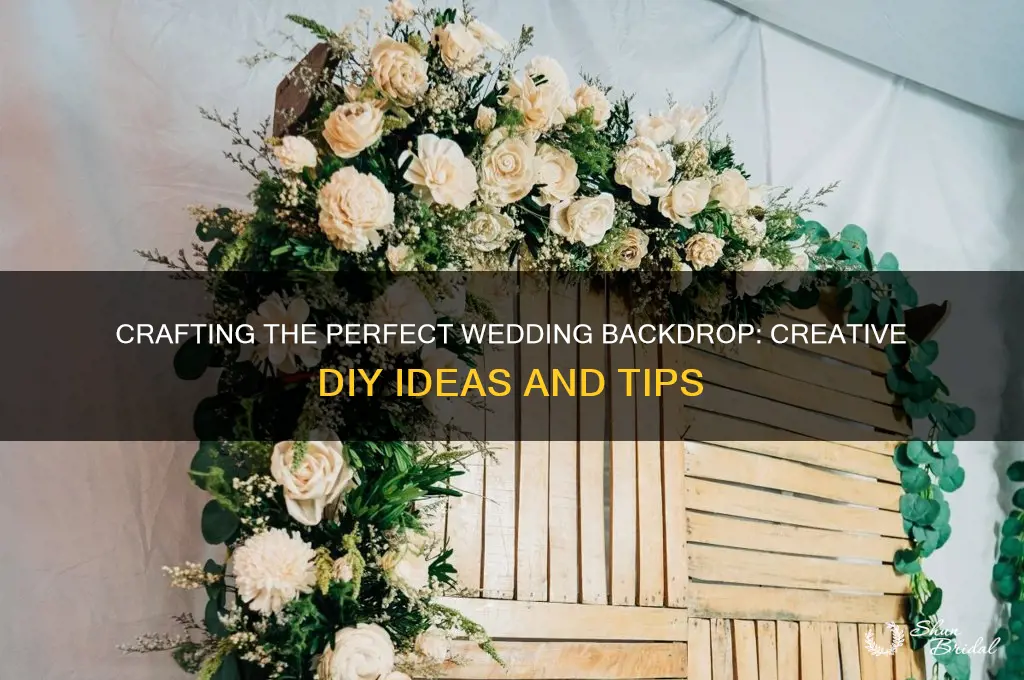 Crafting The Perfect Wedding Backdrop: Creative Diy Ideas And Tips ...