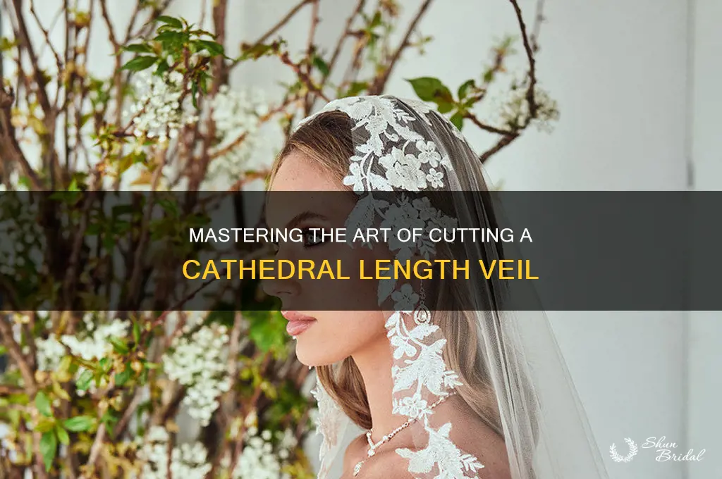 Mastering The Art Of Cutting A Cathedral Length Veil | ShunBridal