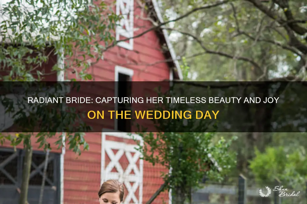 Radiant Bride: Capturing Her Timeless Beauty And Joy On The Wedding Day ...