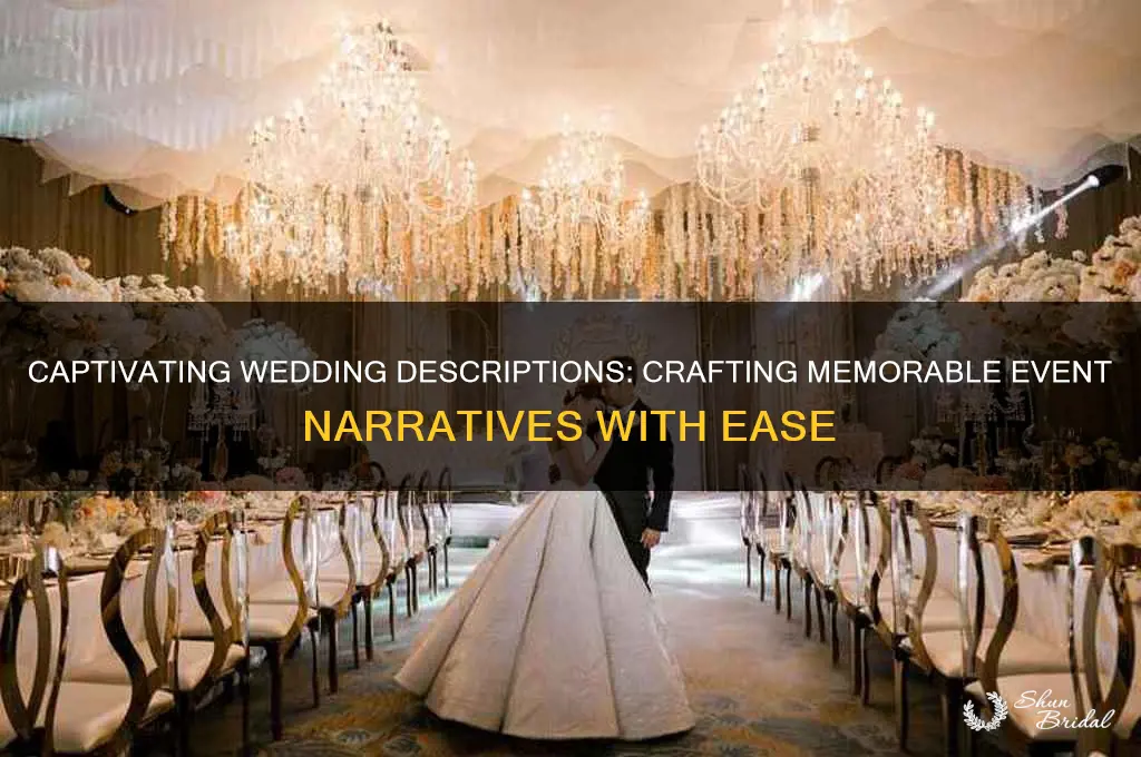 Captivating Wedding Descriptions: Crafting Memorable Event Narratives ...