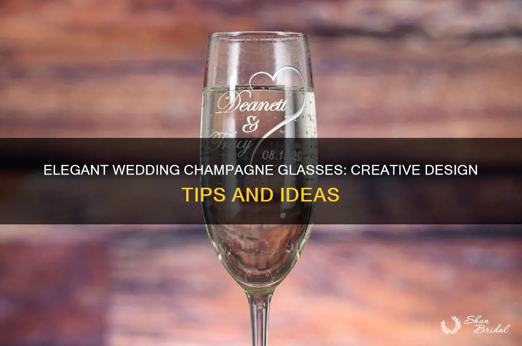 Elegant Wedding Champagne Glasses: Creative Design Tips And Ideas ...