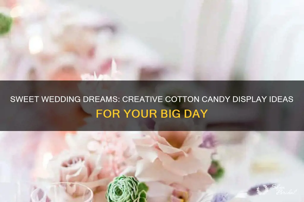 Sweet Wedding Dreams: Creative Cotton Candy Display Ideas For Your Big ...