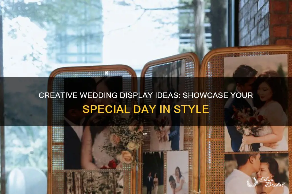 Creative Wedding Display Ideas: Showcase Your Special Day In Style ...