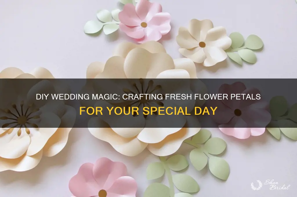 Diy Wedding Magic: Crafting Fresh Flower Petals For Your Special Day ...