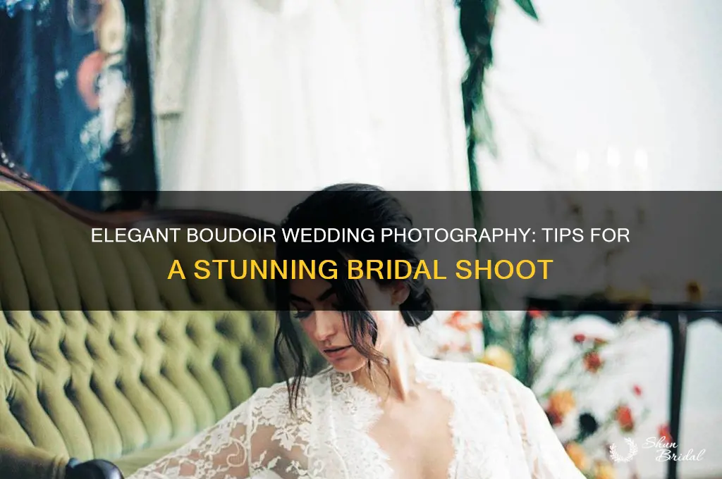 Elegant Boudoir Wedding Photography: Tips For A Stunning Bridal Shoot ...