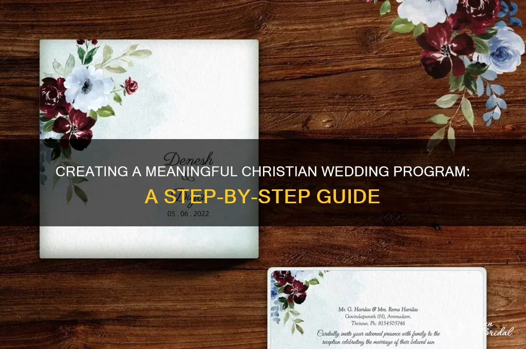 Creating A Meaningful Christian Wedding Program: A Step-By-Step Guide ...