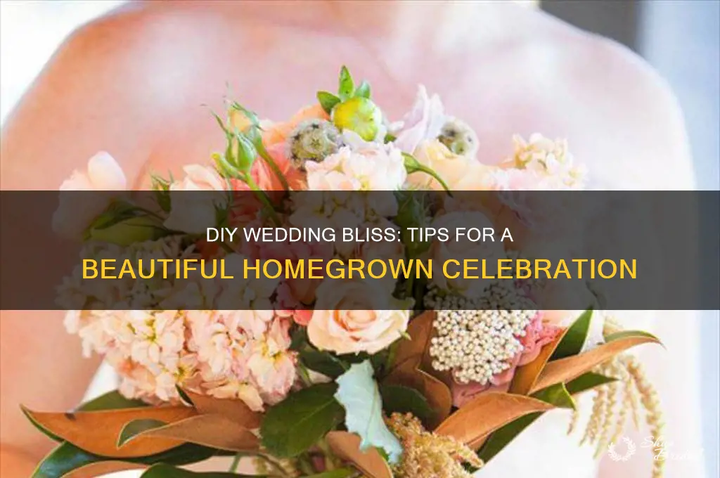 Diy Wedding Bliss: Tips For A Beautiful Homegrown Celebration | ShunBridal