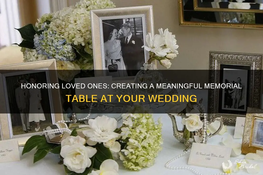 Honoring Loved Ones: Creating A Meaningful Memorial Table At Your ...