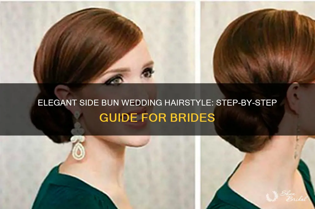 Elegant Side Bun Wedding Hairstyle: Step-By-Step Guide For Brides ...
