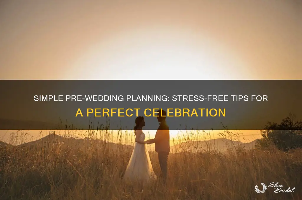 Simple Pre-Wedding Planning: Stress-Free Tips For A Perfect Celebration ...