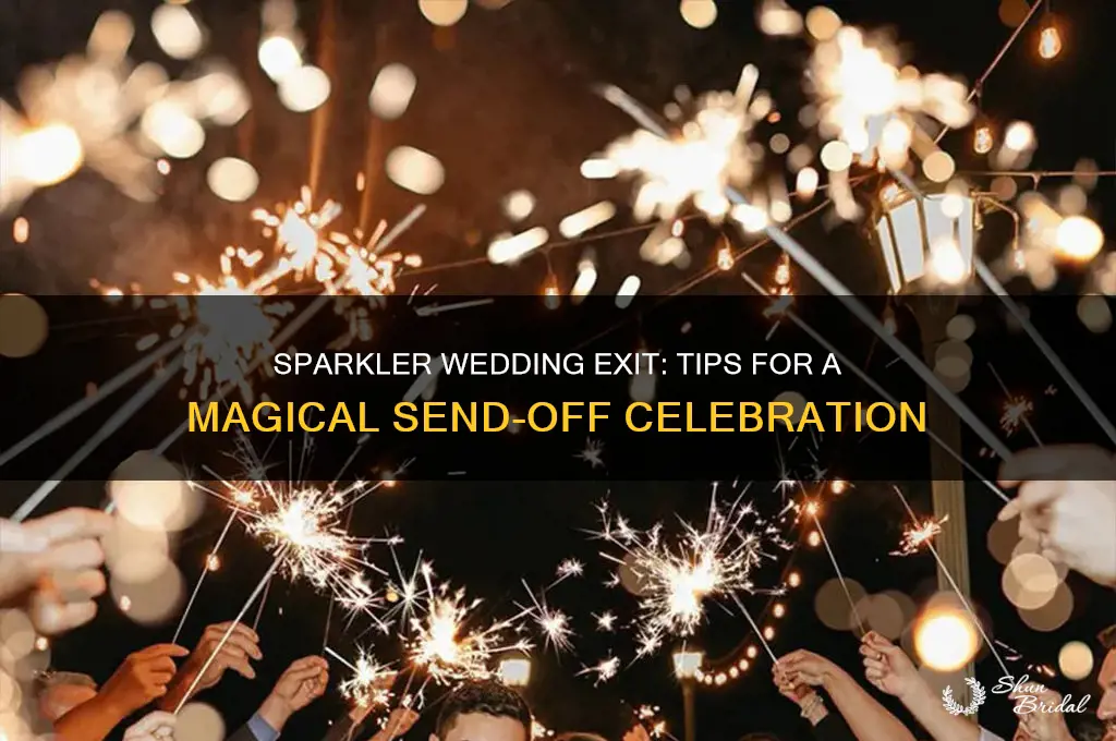 Sparkler Wedding Exit: Tips For A Magical Send-Off Celebration | ShunBridal