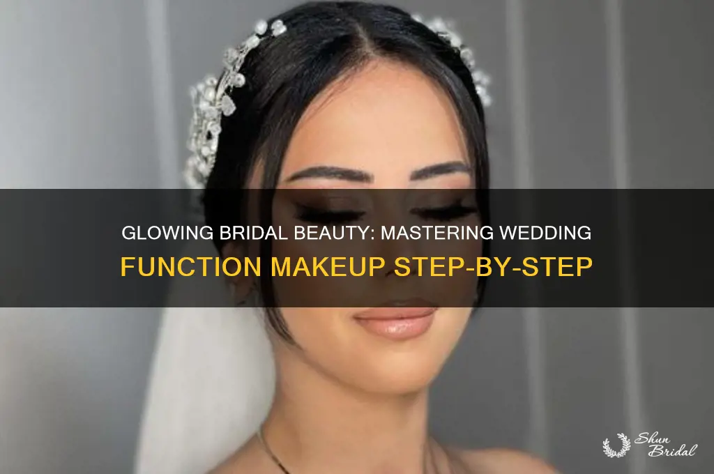 Glowing Bridal Beauty: Mastering Wedding Function Makeup Step-By-Step ...