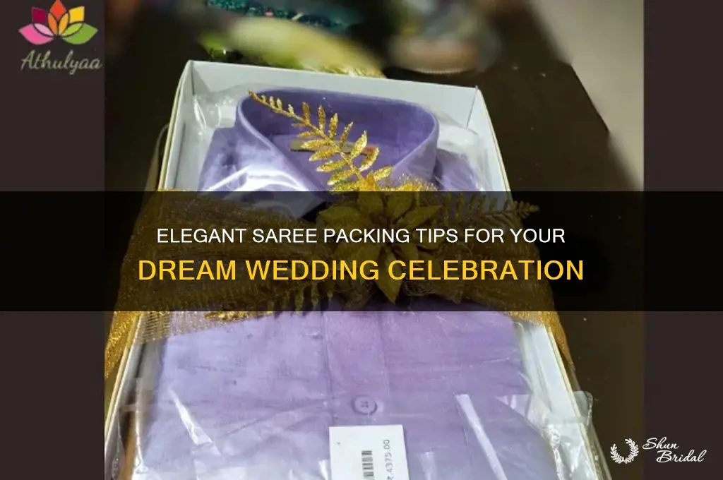 Elegant Saree Packing Tips For Your Dream Wedding Celebration | ShunBridal