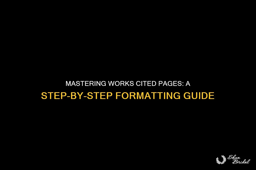 Mastering Works Cited Pages: A Step-By-Step Formatting Guide | ShunBridal
